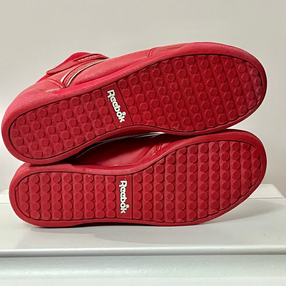 Rare Reebok Cruiser Red High Top Sneakers (1980s) - Gem